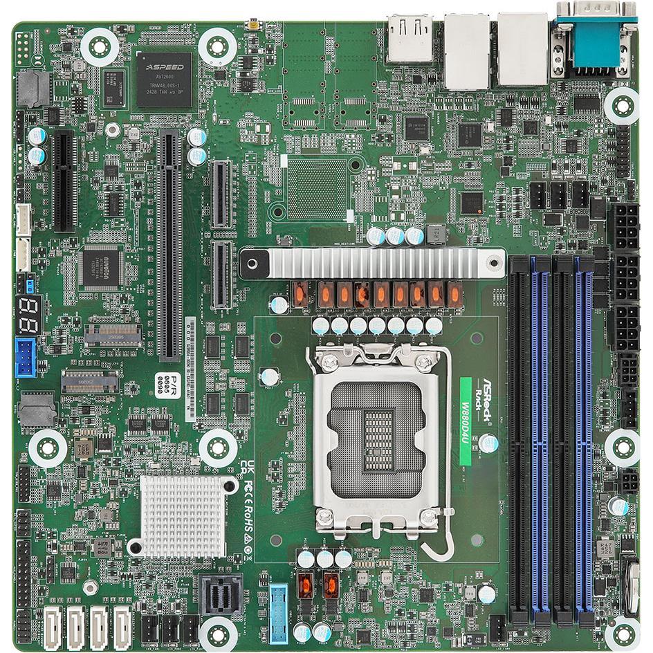 AsRock Mainboard W880D4U Micro-ATX Sockel LGA 1851 Single
