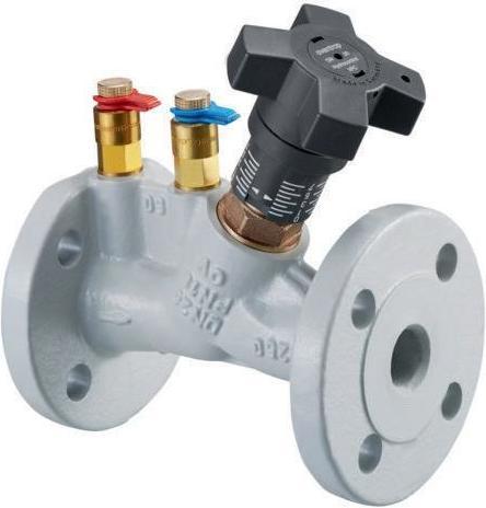 Oventrop OV line regulating valve Hydrocontrol VFC PN 16, grey cast ...