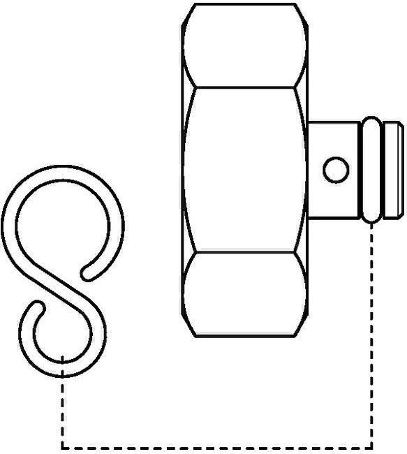 Oventrop OV cap with seal and chain for DN 15 (R 3/4inch) - Galaxus