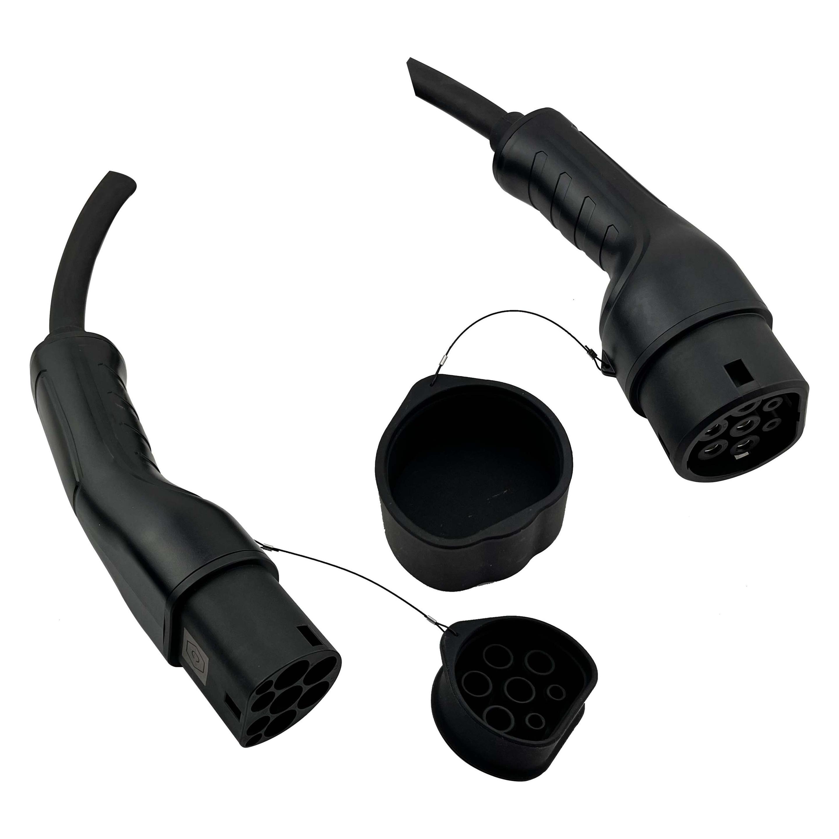 Helos E-Auto-Ladekabel, Typ 2, TÜV, 3-phasig, 32 A, 22 kW, 5m