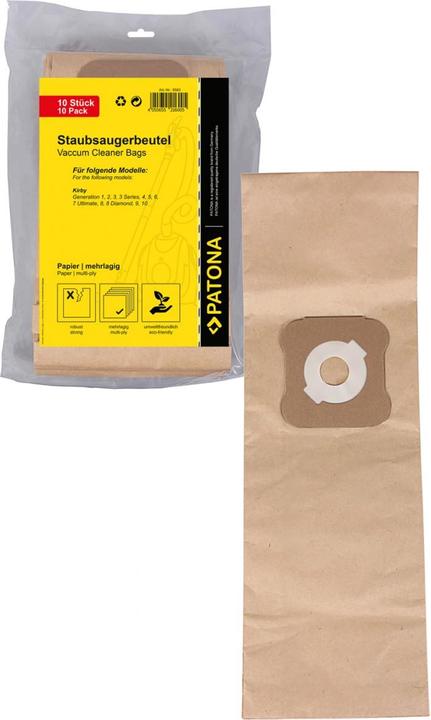 Flickbee Staubsaugerbeutel Papier für Kirby G1-G10 (10 Stk.) - Galaxus