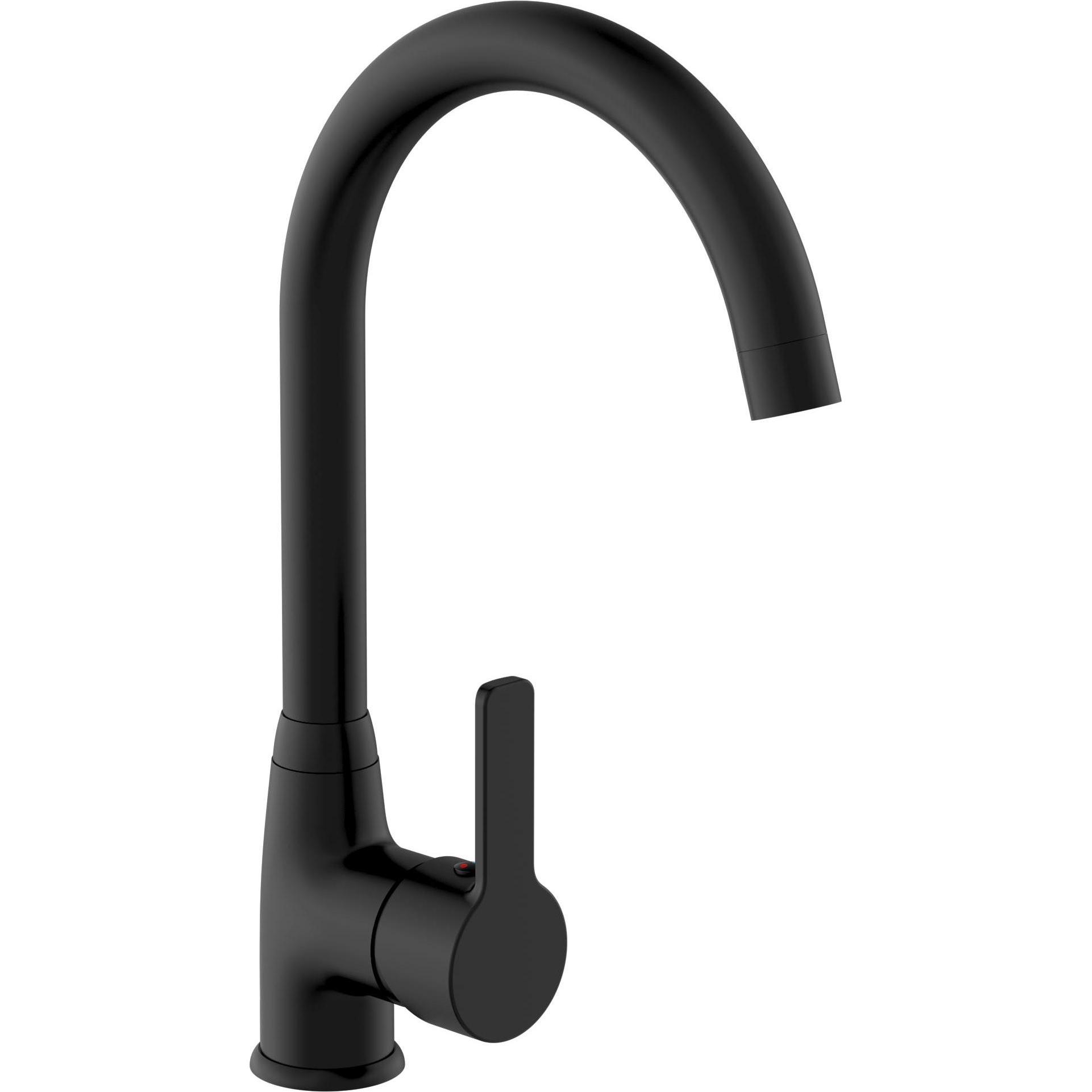 Eisl Wasserhahn Küche DIZIANI Spültischarmatur Schwarz matt Schwenkbar ...