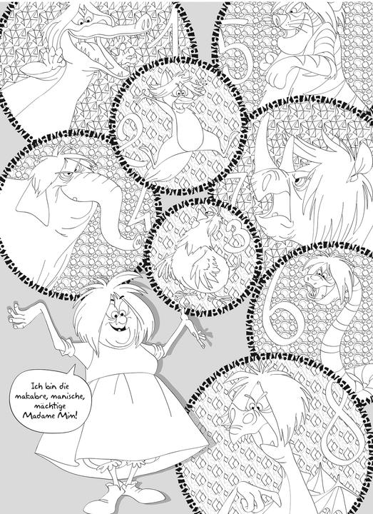 disney villains characters coloring pages