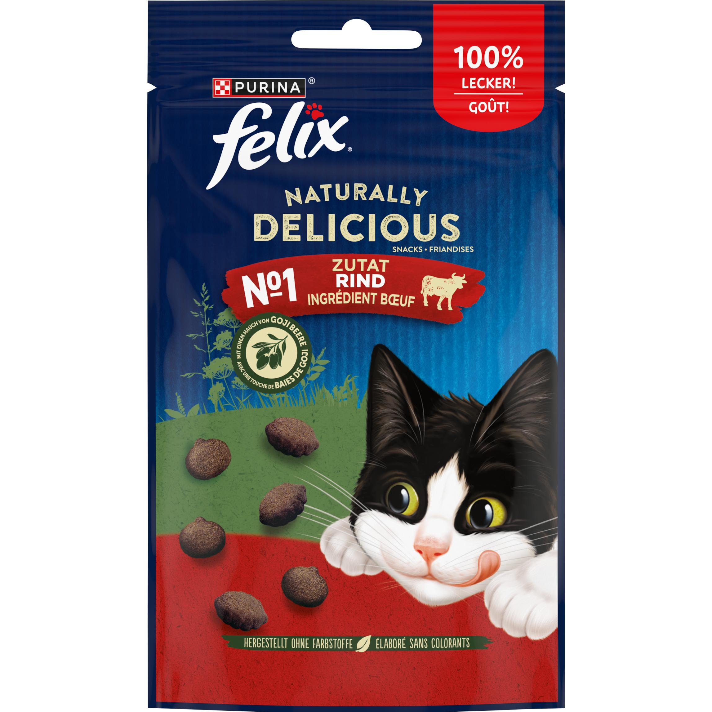 Felix Naturally Delicious, Reich an Rind mit Goji Beere - Galaxus