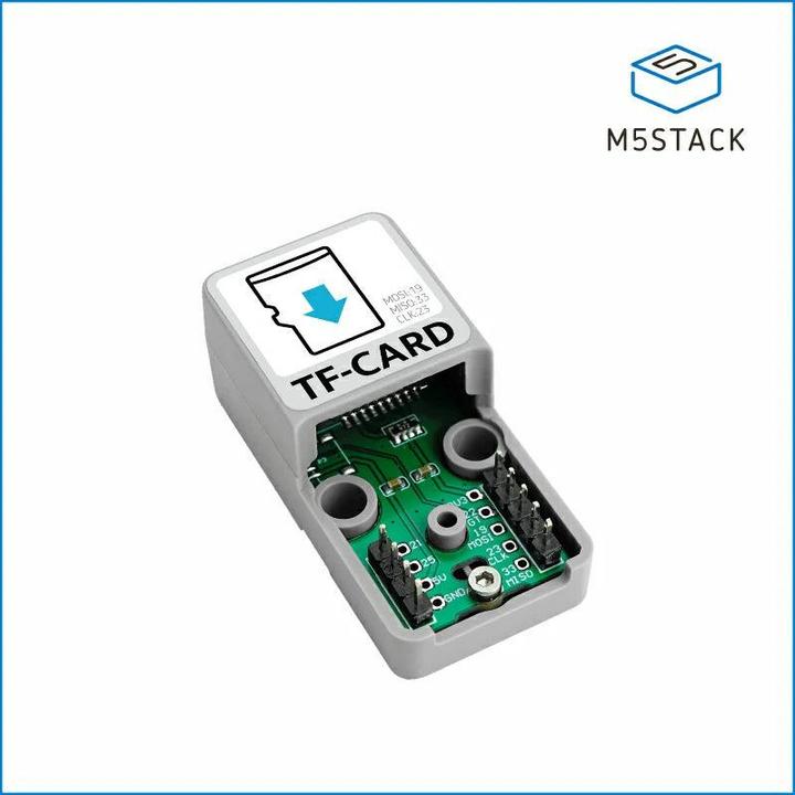 M5Stack Atomic TF-Kartenleser, Unterstützt bis 16GB FAT/FAT32, Selbstauswerfend, für ATOM Serie ...