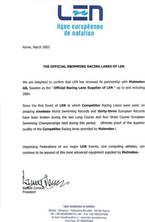 Malmsten Wettkampfleine Classic Racing Lane Line - kaufen bei Galaxus ...