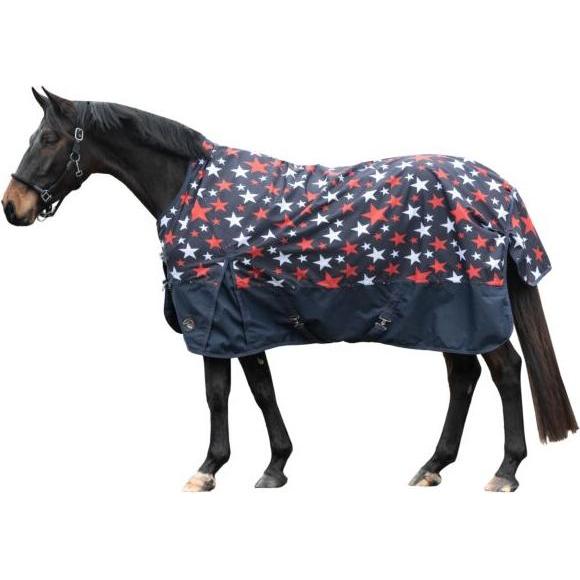 HKM HIGHNECK TURNOUT RUG NORWICH 600D 300g FILLING NAVY - Galaxus