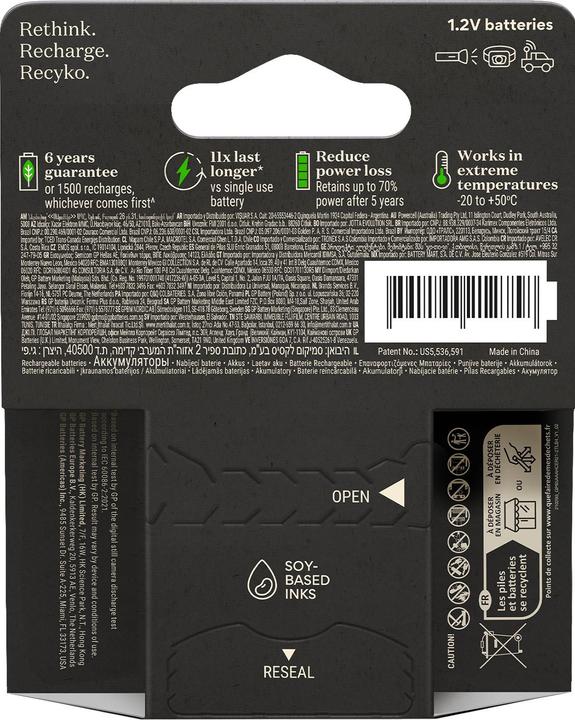 GP Batteries ReCyko Pro - acquista su Galaxus