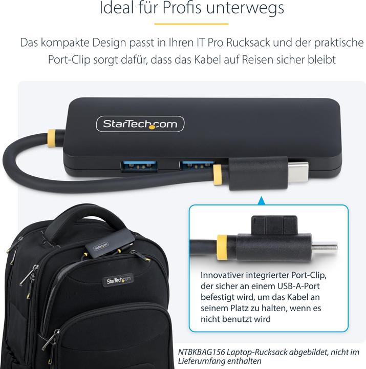 StarTech 4-Port USB-C Hub 5gbps Portable Powered Nms Ns Ctlr - Galaxus