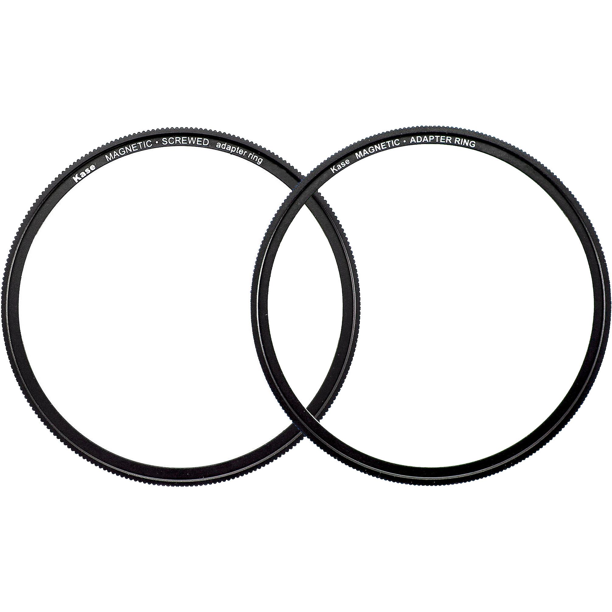 Kase International Magnetic screw in Adapter Ring Kit (Magnetic + Screw ...