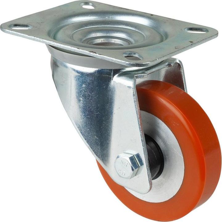 BS Rollen Swivel castor Wheel Ø 80 mm Load capacity 120 kg with bolt-on ...