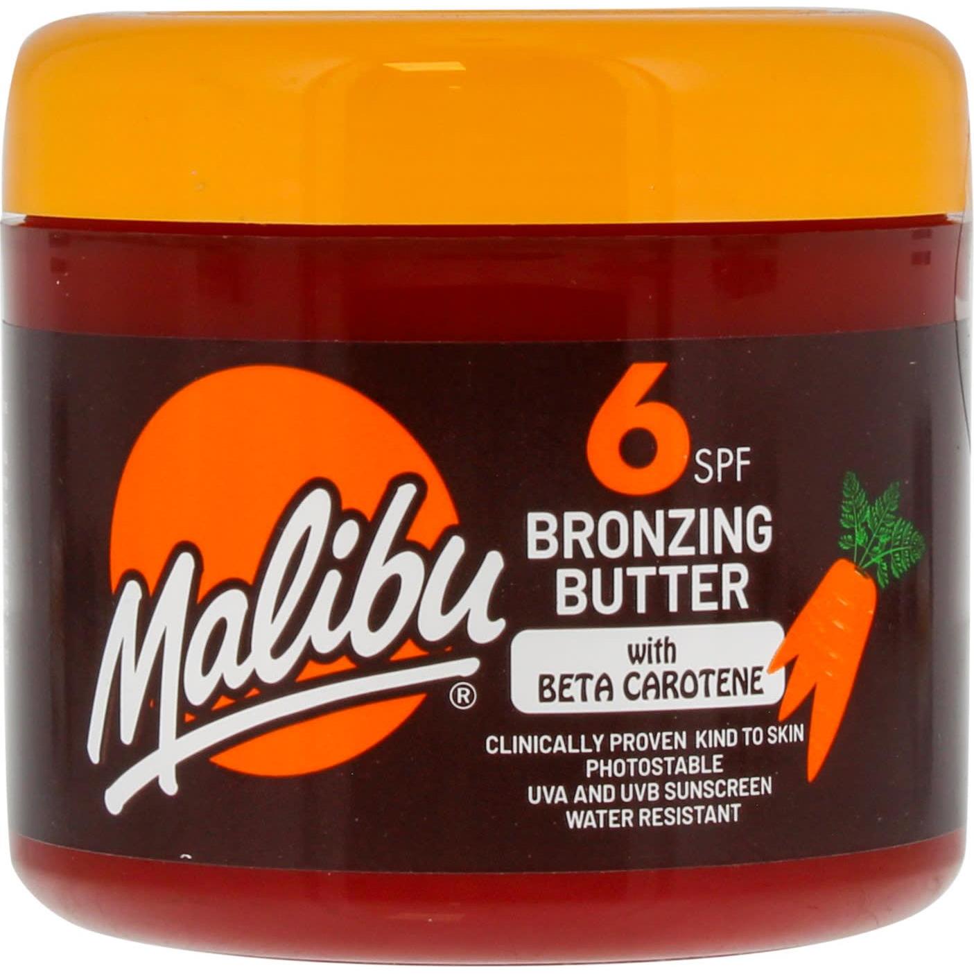 Malibu Sun Accelerator mit Betacarotene Bronzing Butter SPF6, 300 ml ...