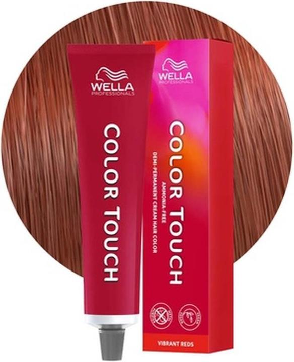 Wella Color Touch Vibrant Reds 841 Light Copper Ash Blonde 60ml ...