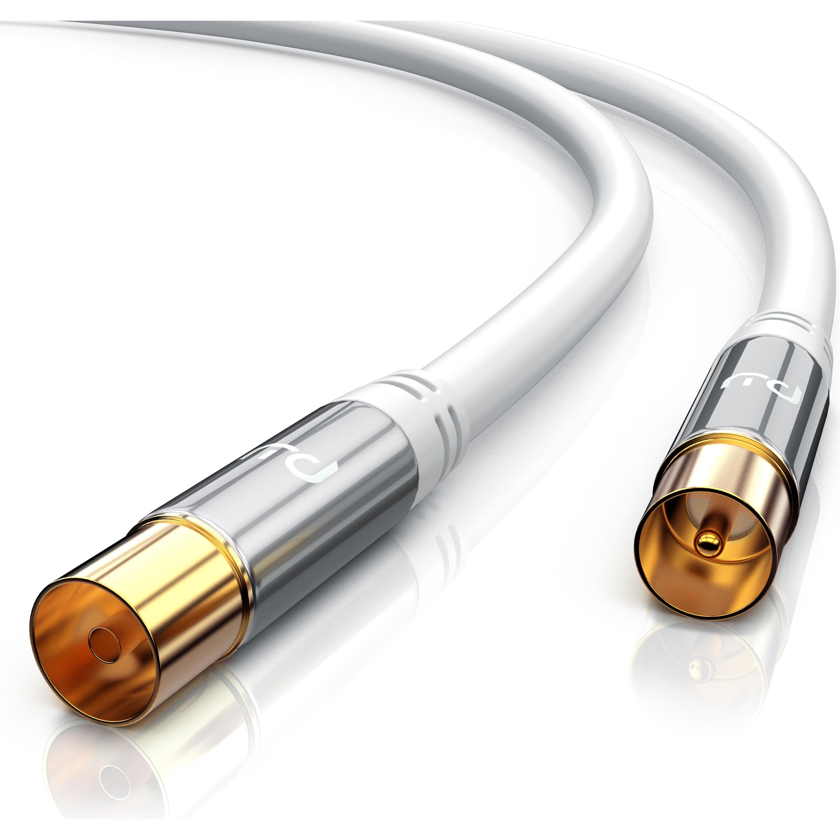 Primewire Antenna cable HDTV | Premium coaxial cable 135dB / 75 Ohm ...