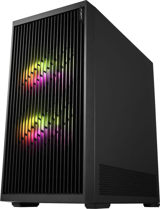 Fortron M330-BA Gehäuse Midi Tower mITX, mATX, ATX Schwarz ARGB
