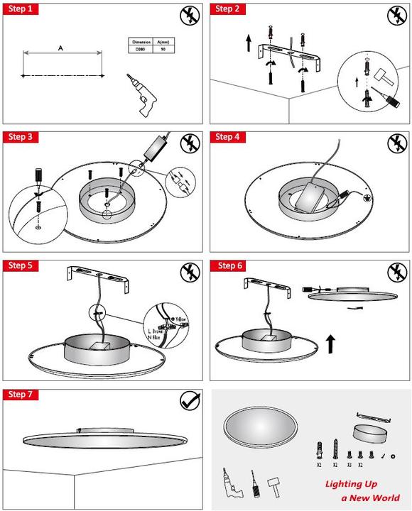 Synergy 21 LED light panel R400 zub Montage Kit - kaufen bei Digitec