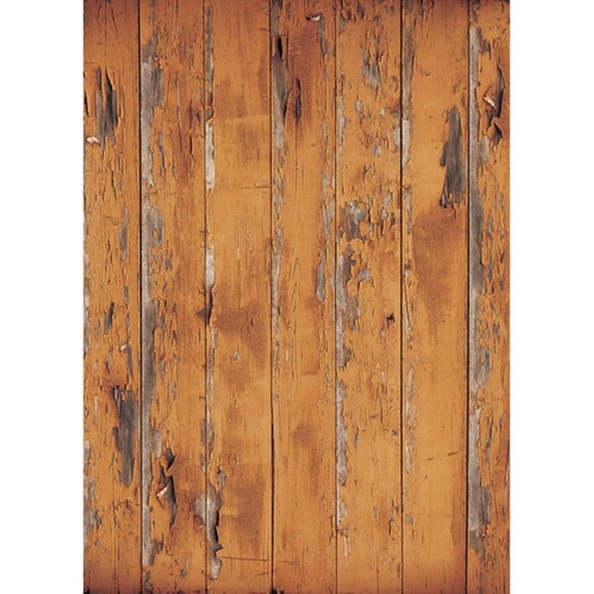 Westcott Distressed Wood Matte Vinyl Backdrop 1.52m x 2.13m Rich Brown ...