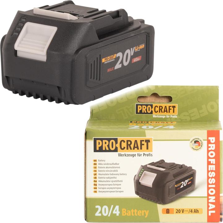 Avacom Procraft 20/4 20 V 4.0 Ah / 4000 mAh Li-ion battery with charge ...