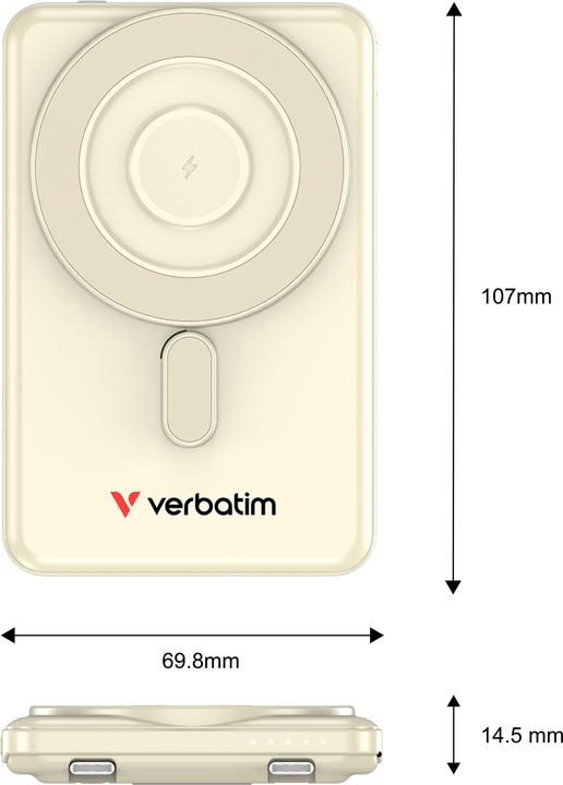 Verbatim CnG 2C PB Wless 5000mAh Gold - kaufen bei Galaxus