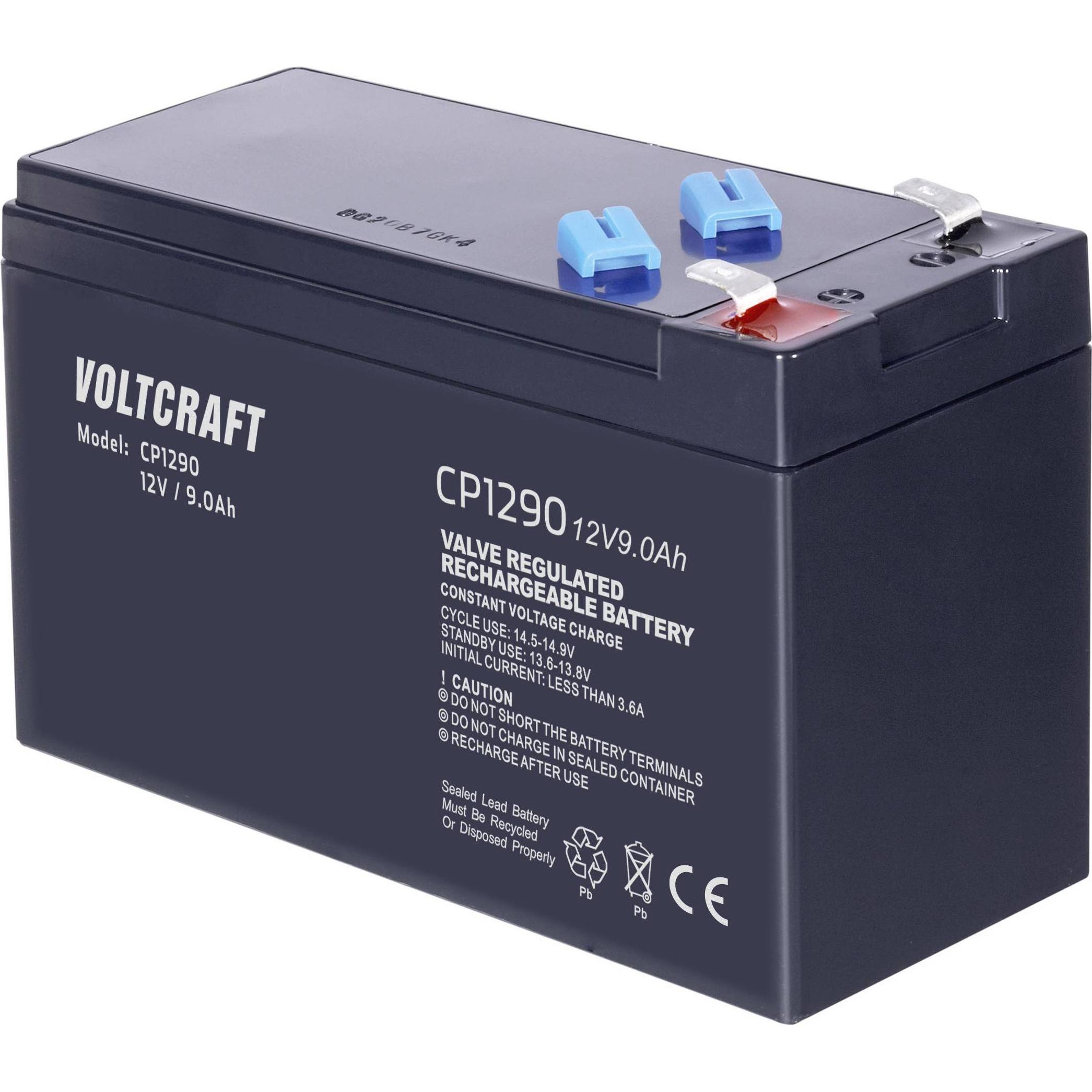 Voltcraft CE12V/9Ah VC-12668685 Bleiakku 12 V 9 Ah Blei-Vlies (AGM) (B ...