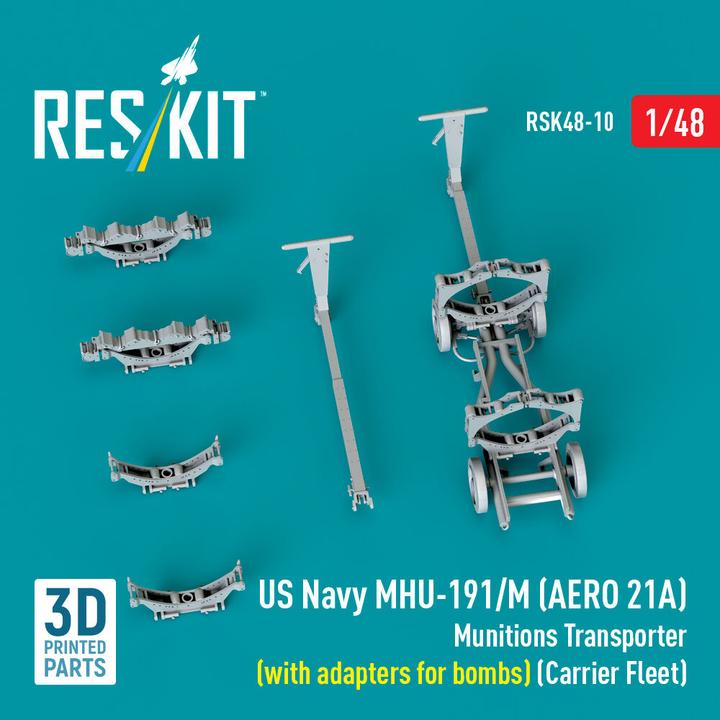 ResKit US NAVY MHU-191/M (AERO 21A) Munitions Transporter (with ...