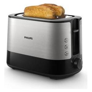 Philips Viva Collection HD2637/90 toaster 2 slice(s) Black, Stainless ...