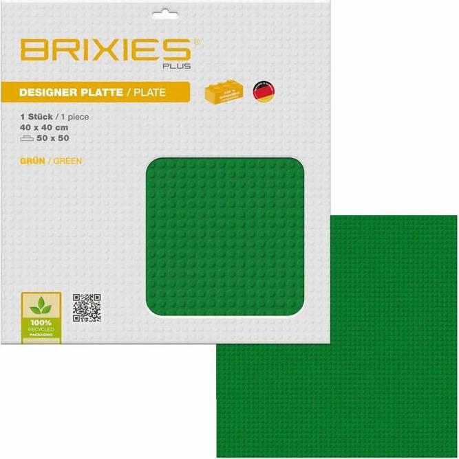 Brixies Building board 50x50 Basic green - buy at Galaxus