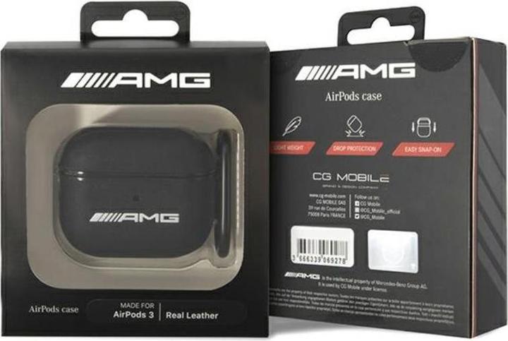 Mercedes AMG Lederlogo – CASE 3 AirPods (Schwarz) - kaufen bei Galaxus