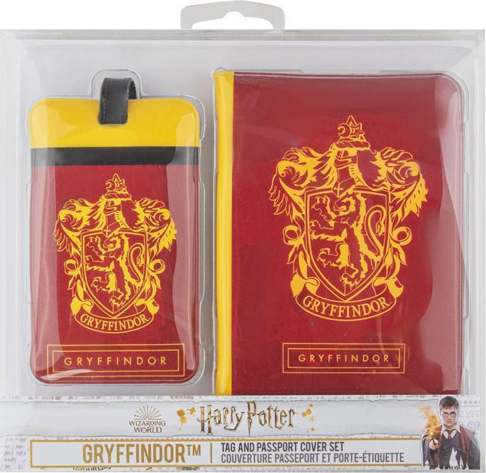 Cinereplicas Harry Potter - Set of Tag & Passport Cover Gryffindor ...