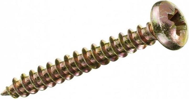 FTM Spanplattenschrauben Pan Head 3 x 20 mm Stahl, 25 Stück
