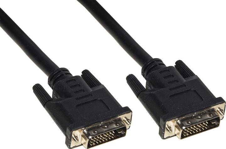 Link Zubehör LKCDVI20 DVI-Kabel 2 m DVI-D Schwarz - kaufen bei Galaxus