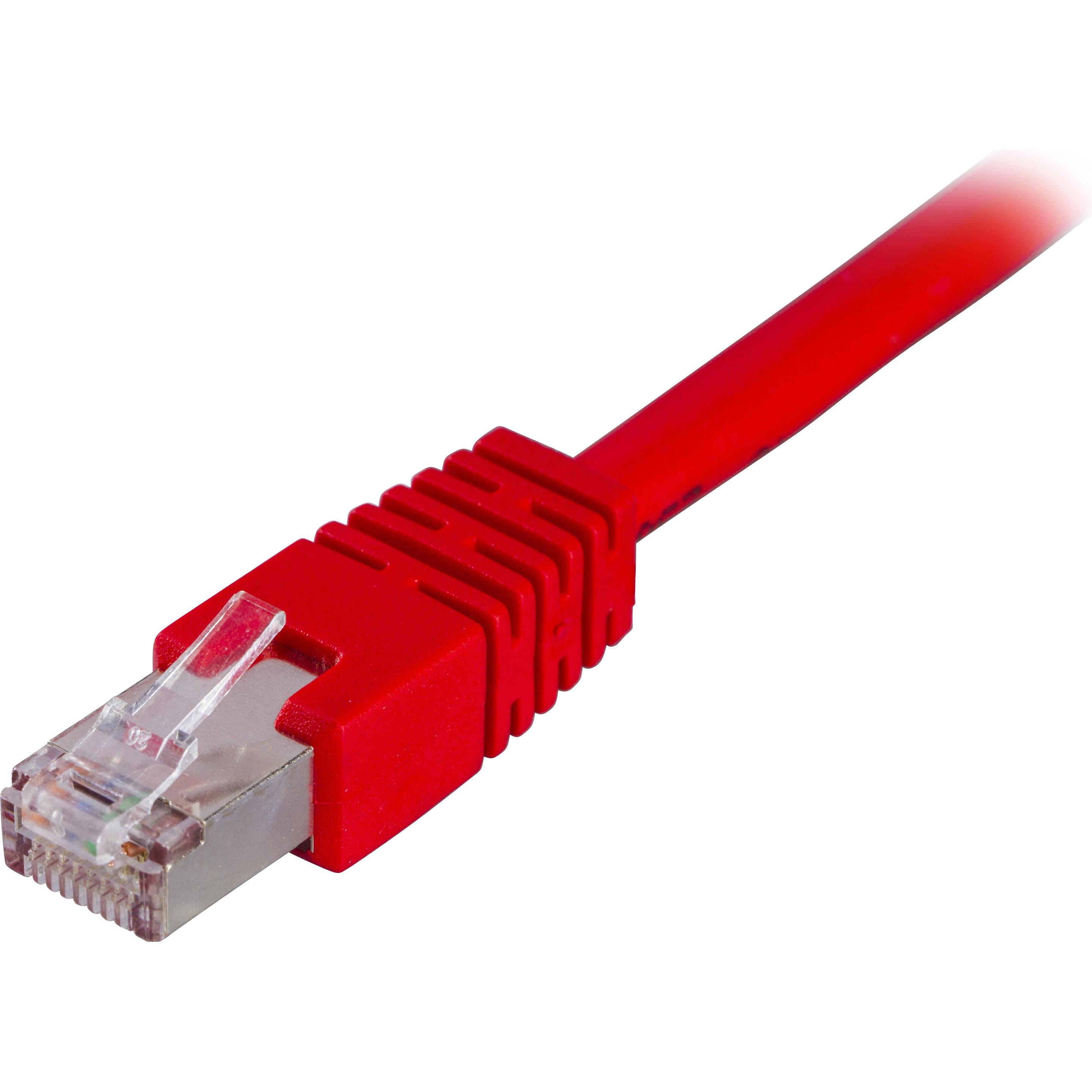 Deltaco FTP Cat6 - 3m - 3m - Cat6 - RJ-45 - RJ-45 - Red - Digitec