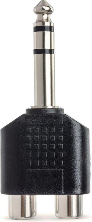 Hosa GPR484 Adapter 2x Cinch-Kupplung auf 6,3 mm TRS