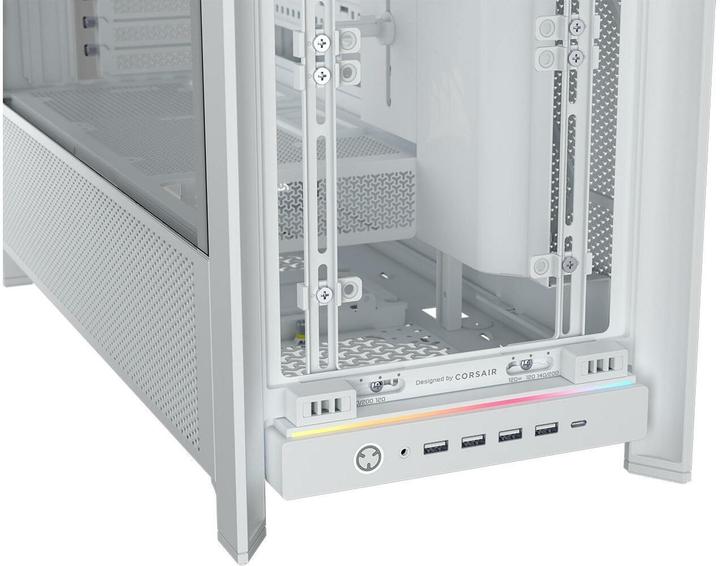 Corsair FRAME 5000D RS WHITE MID CASE (Mini-ITX, ATX, mATX, E-ATX ...