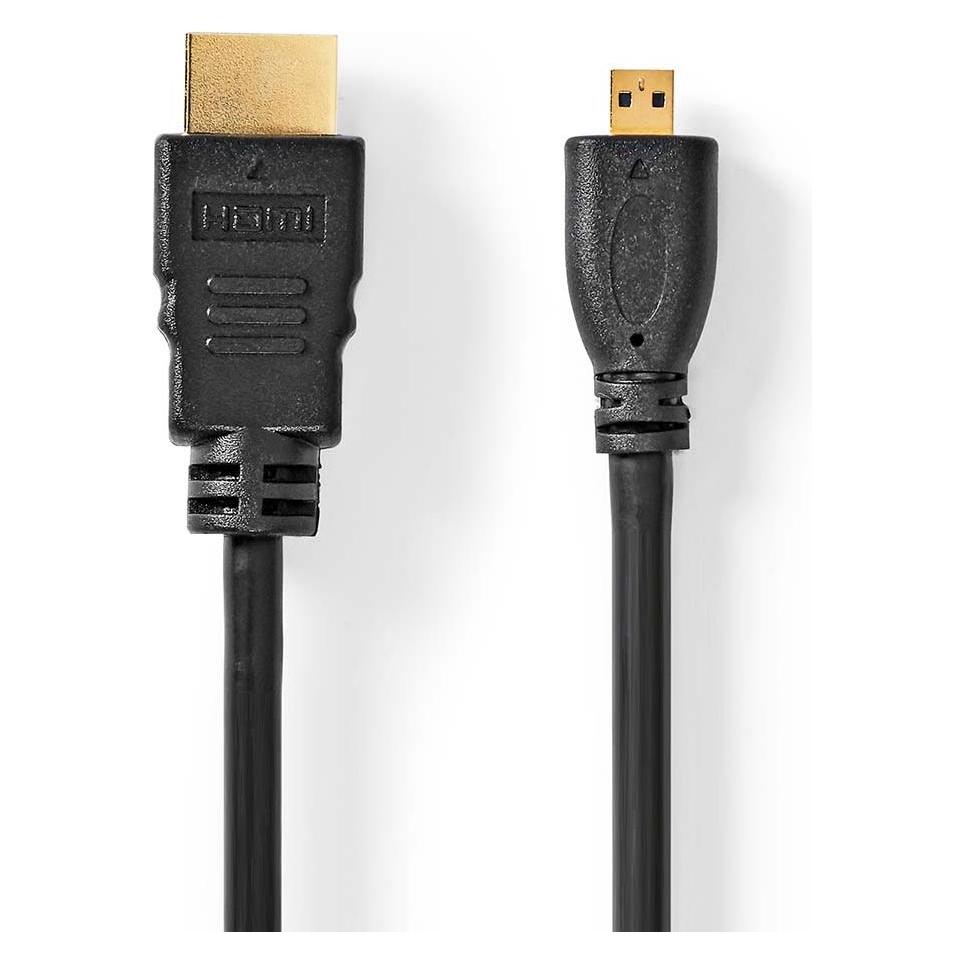 Nedis High Speed HDMI ™ cable with Ethernet | HDMI™ plug | HDMI™ micro ...