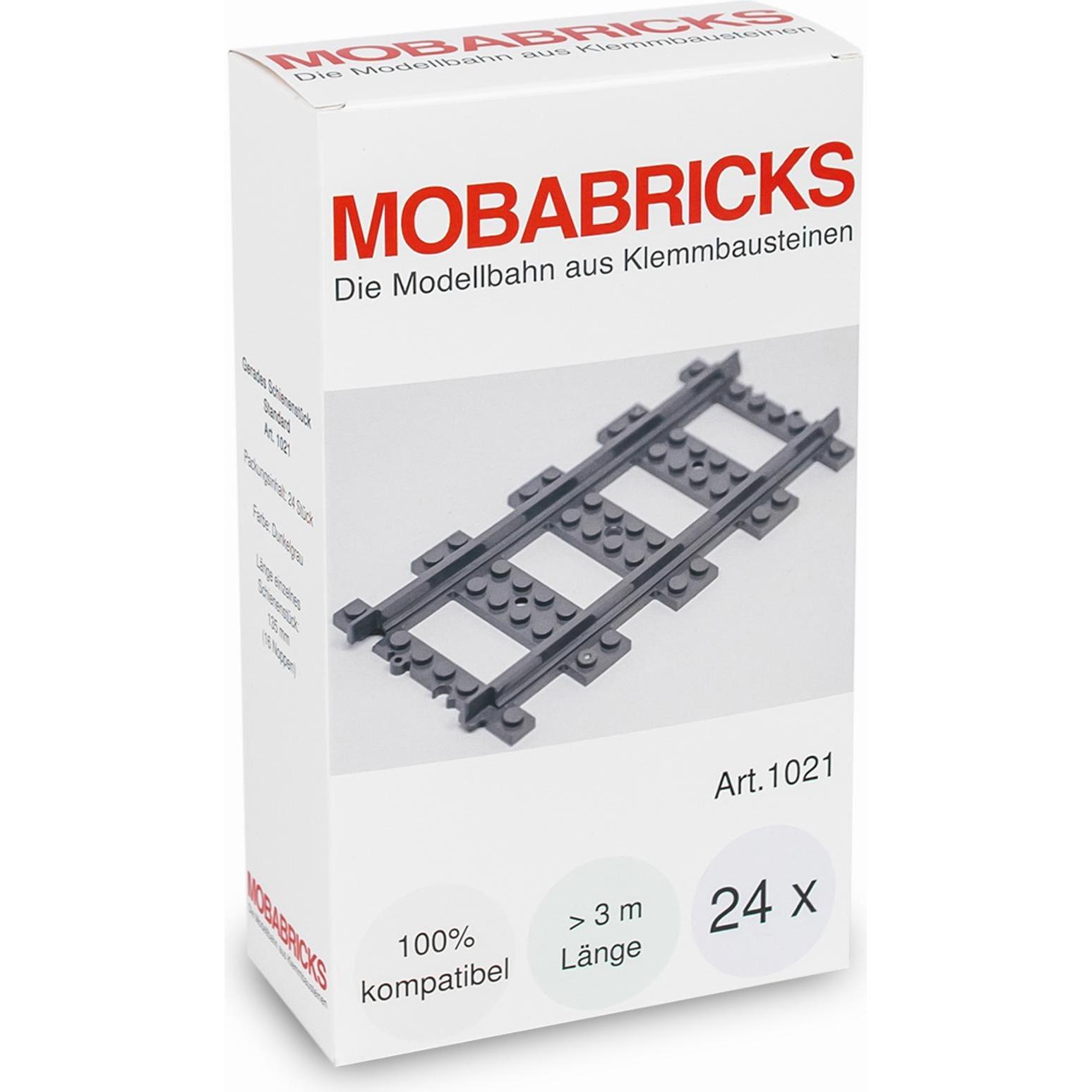Mobabricks Straight rails - 24 pieces - buy at Galaxus