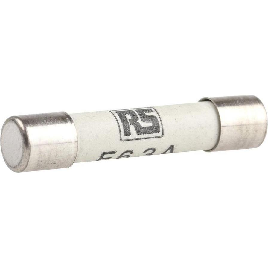 RS PRO 6.3A F Ceramic Cartridge Fuse, 6.3 x 32mm, Packung à 10 Stück ...