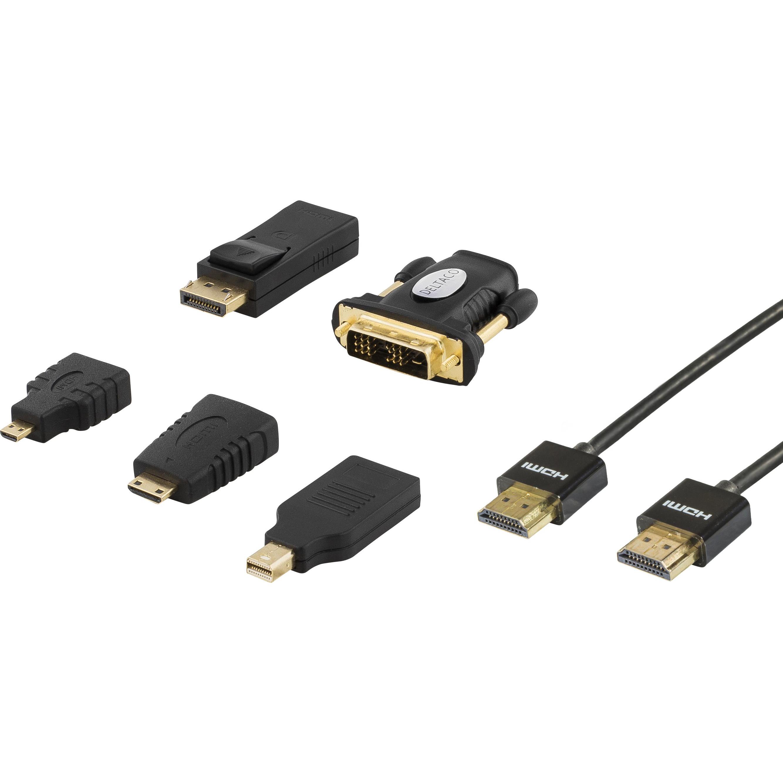 Deltaco Adaptateur de câble vidéo HDMI-251 Noir - acheter sur Digitec