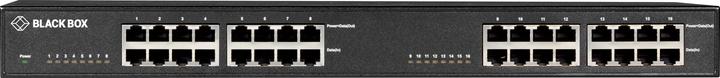 Black Box AT 16-Port 10/100/1000 POE Injector - 1 Gbps - 16-Port