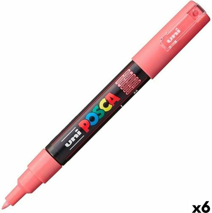 Posca Marker PC-1M Coral Rosa (6 Stück) (6 x) - kaufen bei Digitec