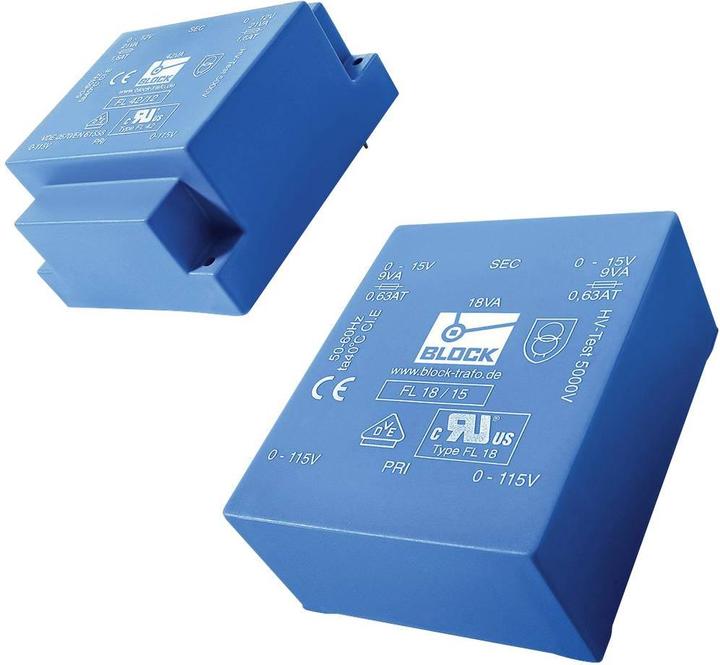 Block FL 52/12 Flat transformer 2 x 115 V 52 VA - buy at Digitec