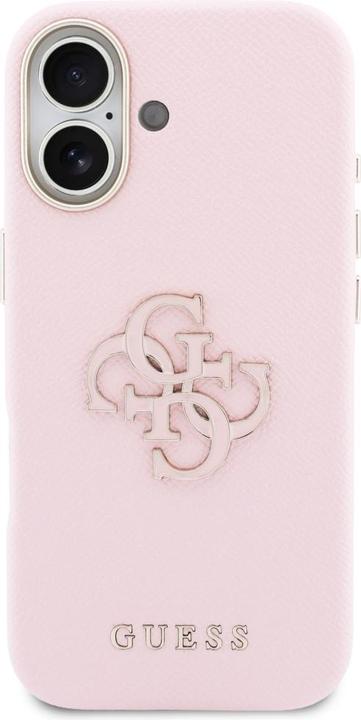 Guess - Hardcase Resin Logo (GUHCP17S5PS4RGGP) - iPhone 17 - Pink - Digitec