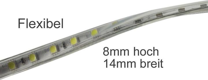 Chilitec 10M LED-Stripe "Ultra-Bright" 230V, 10m 630 Lumen/Meter ...