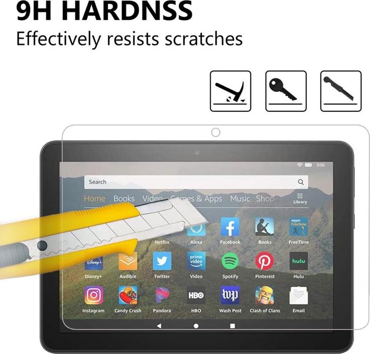 König Design Schutz Glas für Tablet Amazon Fire HD 8 Plus (2020 ...