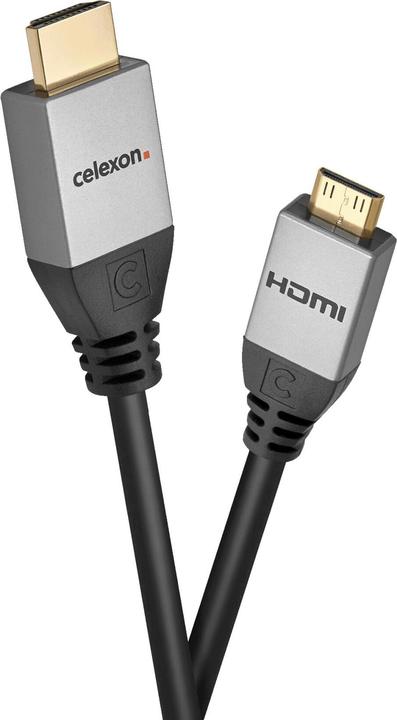 Celexon HDMI auf Mini HDMI Kabel mit Ethernet - 2.0a/b 4K 1,0m ...