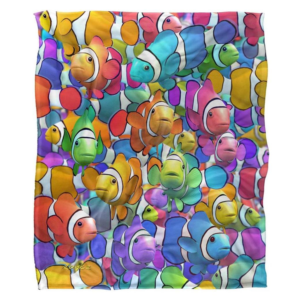 Royce McClure Clown Fish Clown School Decke Seidig Supersoft - Galaxus