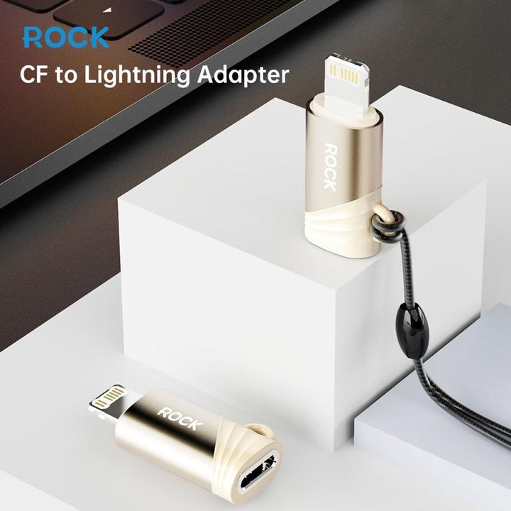 Rock - RCL0021 Adapter USB Typ-C Female zu Lightning Adapter männlich ...