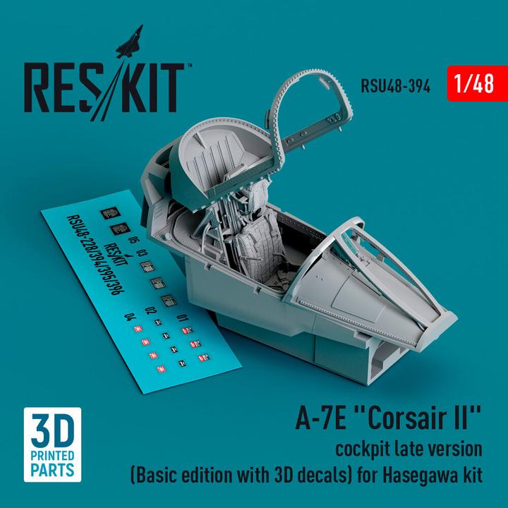 ResKit A-7E Corsair II cockpit late version (Basic edition with 3D ...