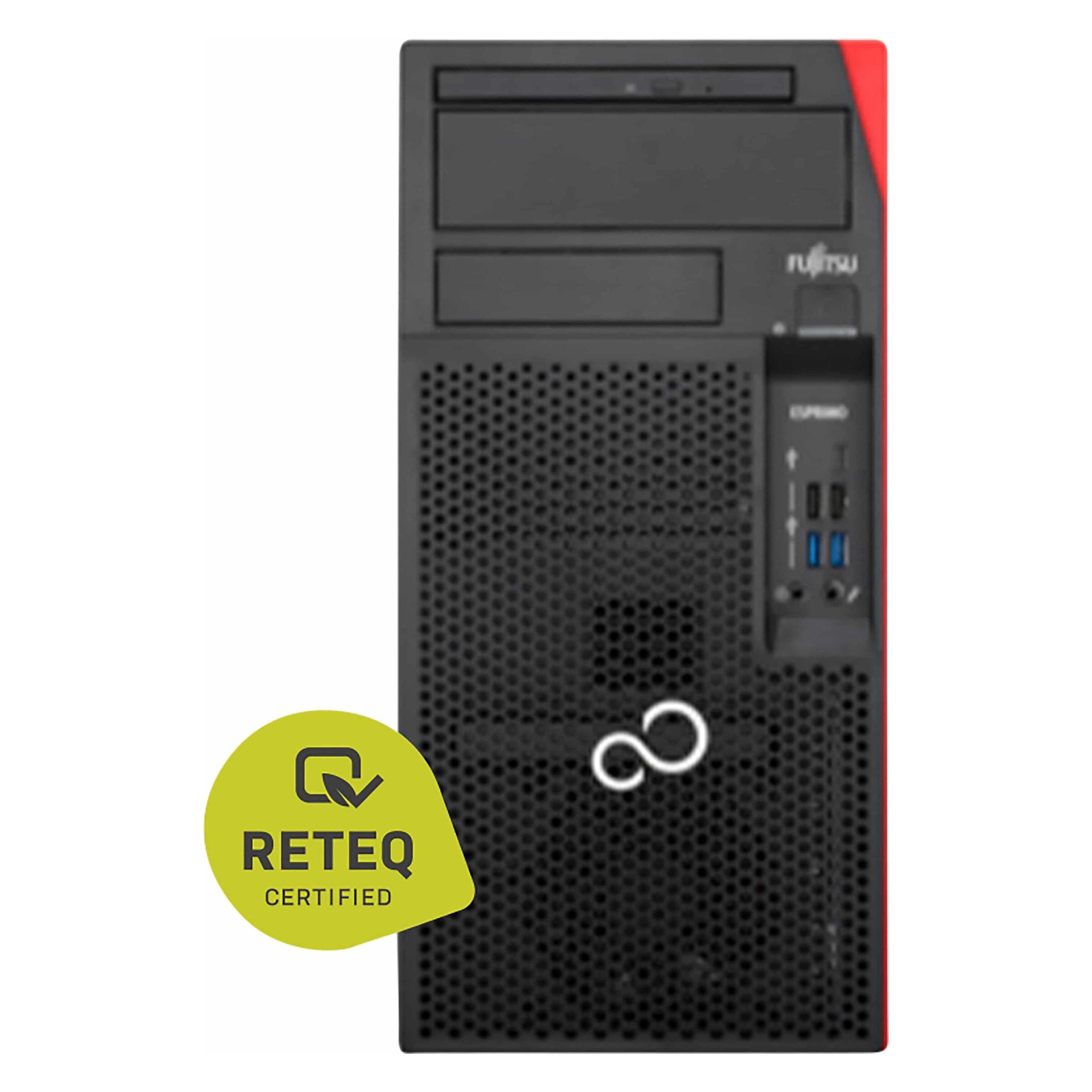 Fujitsu PC ESPRIMO P757 E85+ Tower, G3930, 20GB, 512GB, Win10P, refurbished