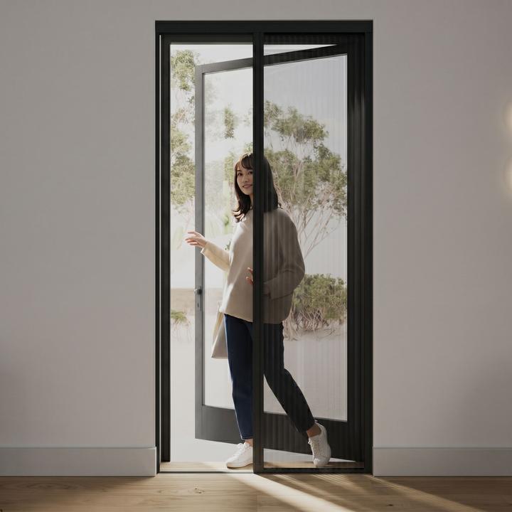 Cocoon Home Concepts Cocoon Insektenschutztür plissiert anthrazit - 96 ...